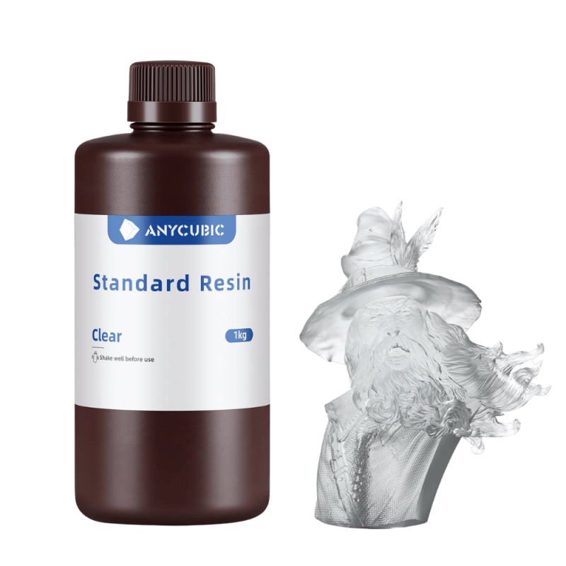 Anycubic standard Resin 1KG PROVIDNA (CLEAR) – Voxellab 3D Market