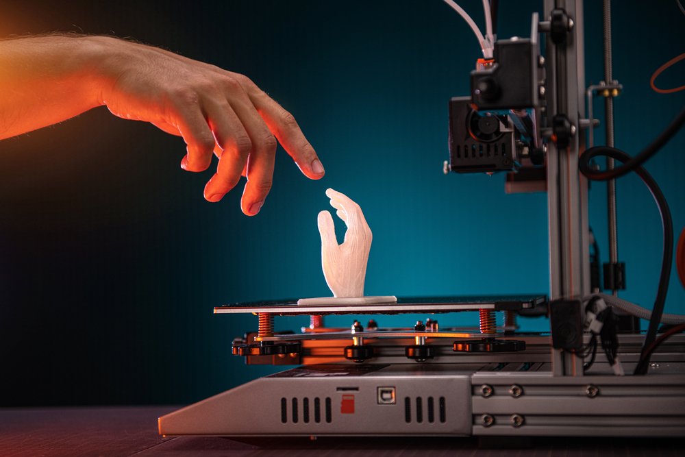 3d,Printing,In,Progress.,3d,Printer,Printed,A,Hand.,A – Voxellab 3D Market