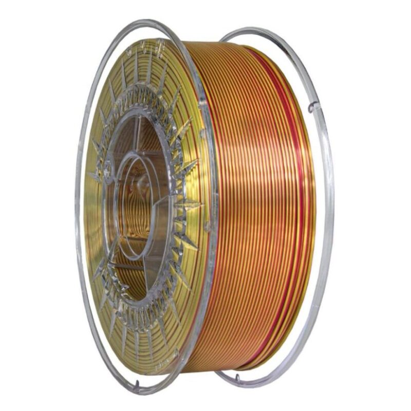 D.D. PLA SILK Dual 1,75mm 1kg Gold/ Dark red – Voxellab 3D Market